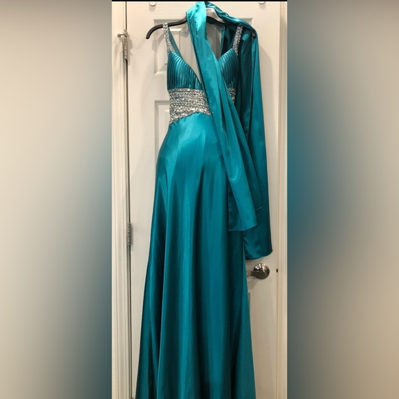 Nina Canacci | Dresses | Nina Canacci Teal Dress | Poshmark